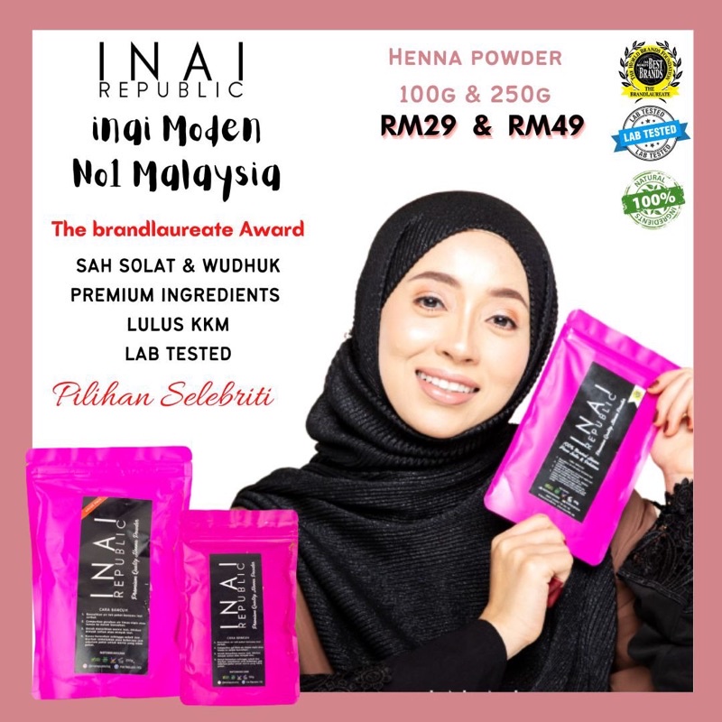 🔥HOT🔥 💯 INAI SERBUK DAUN ASLI | Shopee Malaysia