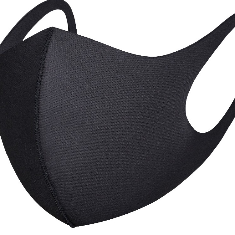 Korean Antibacterial Reusable Cool Fashion Mask - Black | Shopee Malaysia