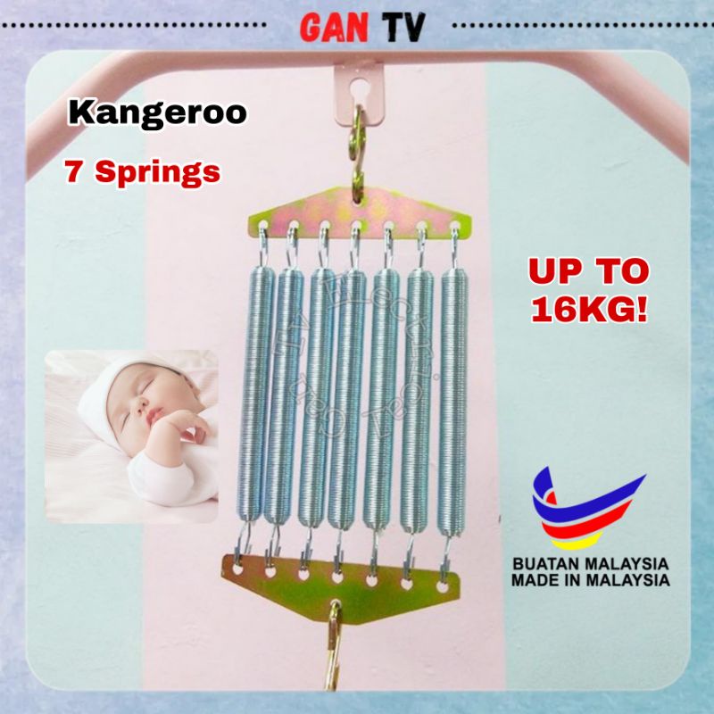 Original Kangeroo Multi Baby Cradle 7 Spring KGR-505 Springs Buaian ...
