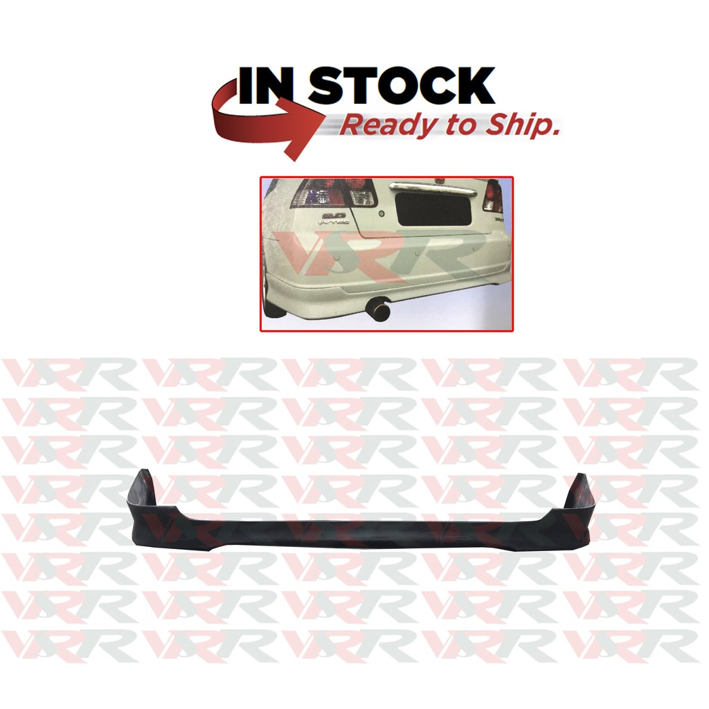 Honda Civic 1.7 ES S5A 7th Gen (2000-2005) OEM Rear Back Skirting (RX2 ...