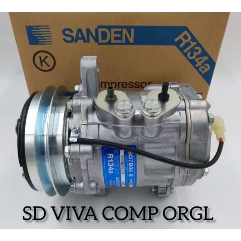 Perodua Viva Original Sanden Compressor New (SD7B08)AIRCOND 100% ...