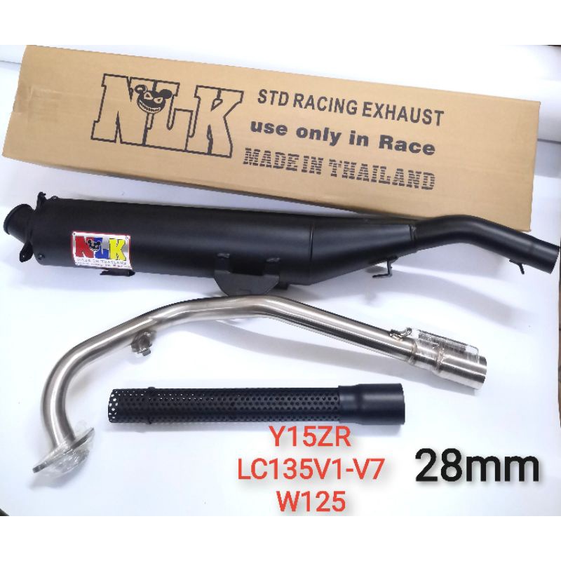 Y15ZR LC135V1-V7 W125 NLK STD RACING EXHAUST PIPE 28MM | Shopee Malaysia