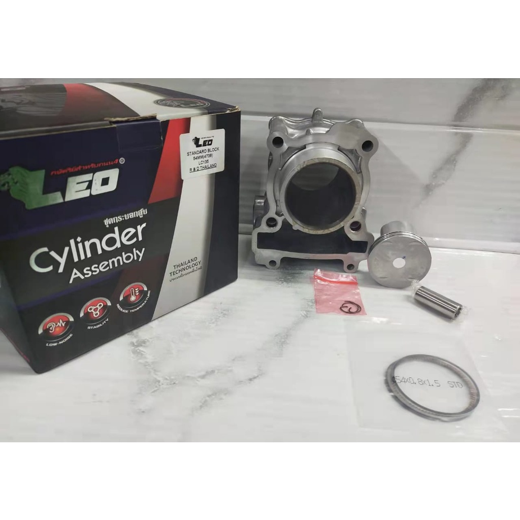 YAMAHA LC135 V1-V7 ( R & D THAILAND ) LEO RACING BLOCK + PISTON ( STD ...