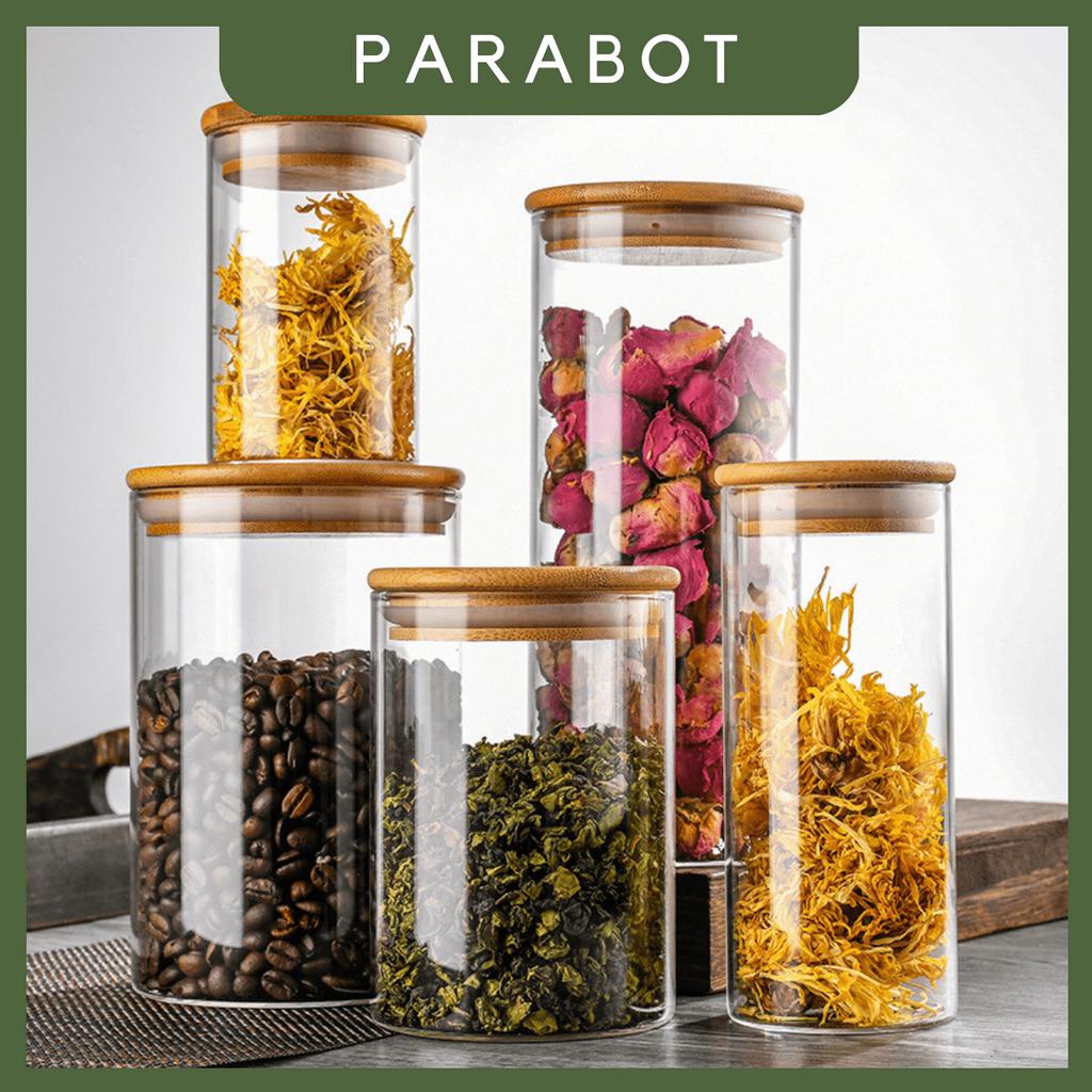 [Parabot] Round Glass Jar Food Storage Snack Jar | Shopee Malaysia