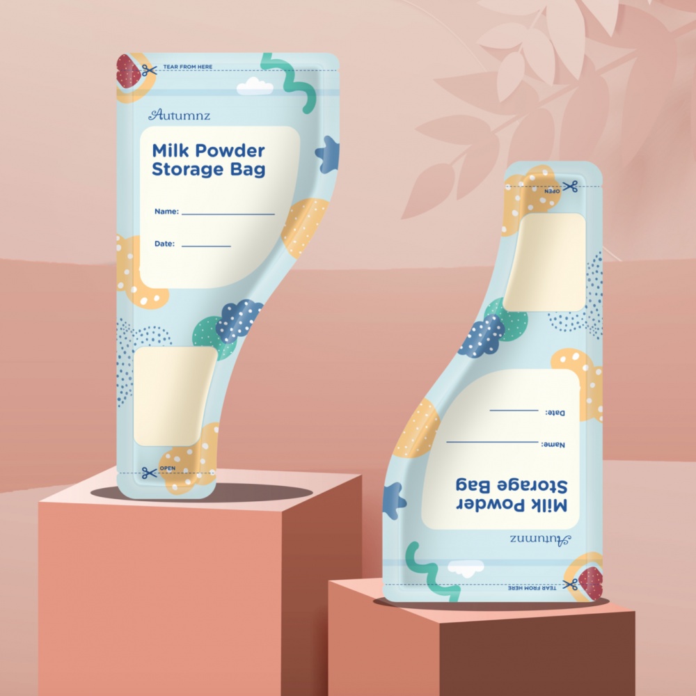 Autumnz Milk Powder Dispenser / Disposable Portable Baby Zipper Seal ...