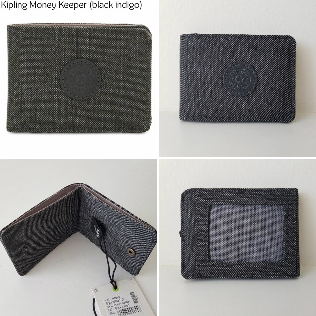 NWT Kipling Money Keeper Small RFID-Safe Wallet for Men (100% Original ...