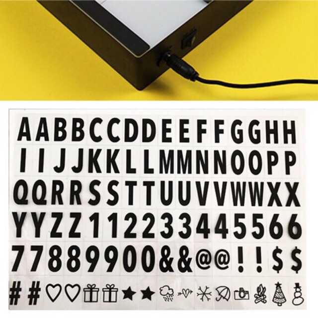 Replacement Letters for light box A4 letter box replacement letter for ...