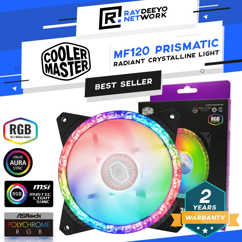 Cooler Master MasterFan MF120 Prismatic ARGB Cooling Fan [Radiant ...