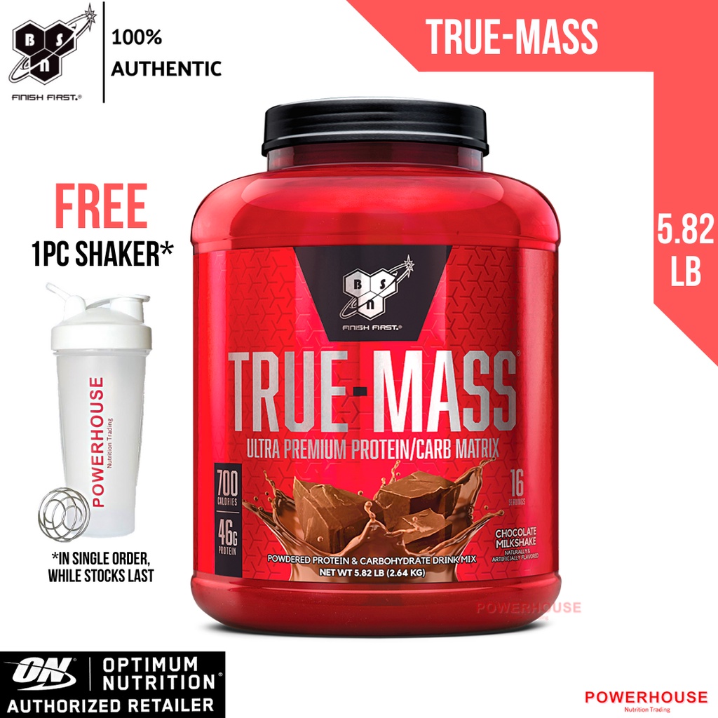BSN True-Mass (True Mass), 5.82lb / 16 servings [TrueMass, True Mass ...