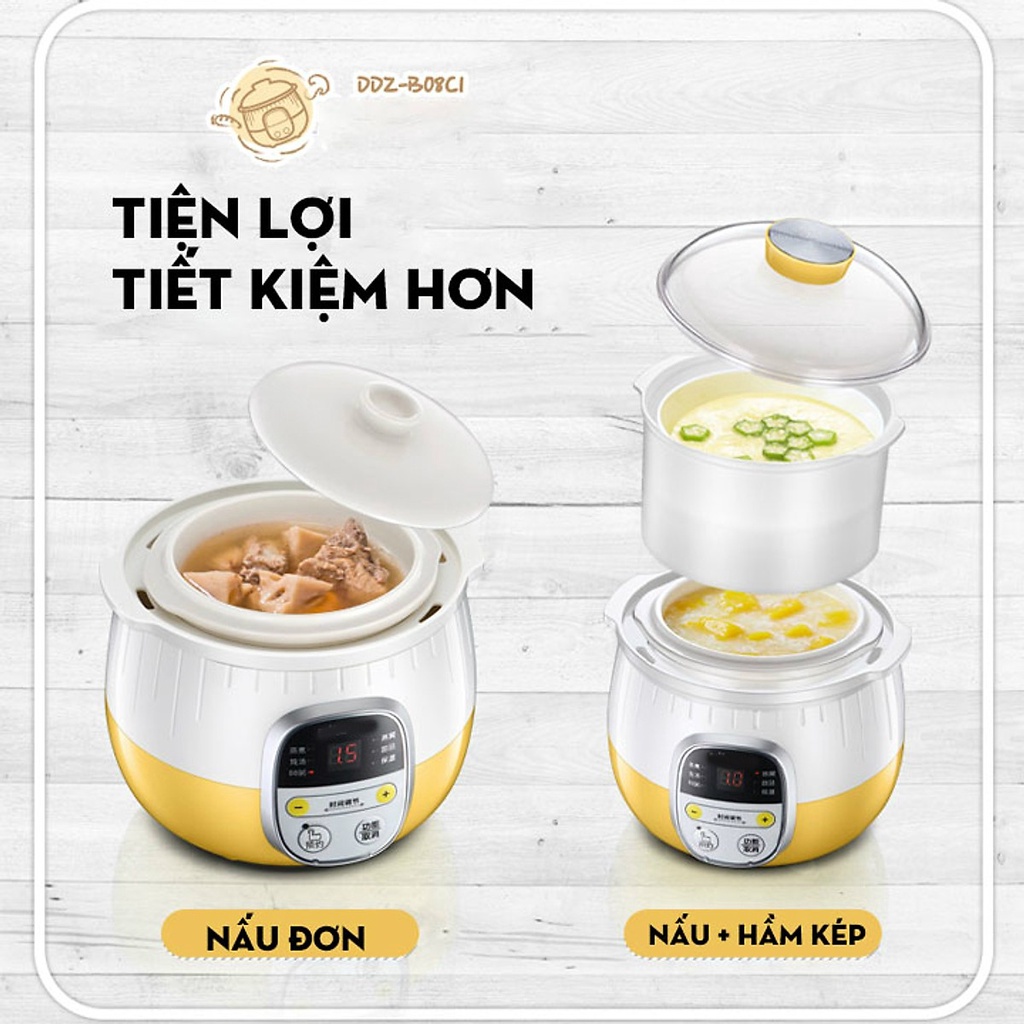 Bear electric bird's nest cooker, Genuine Bear 0.8L slow cooker ...