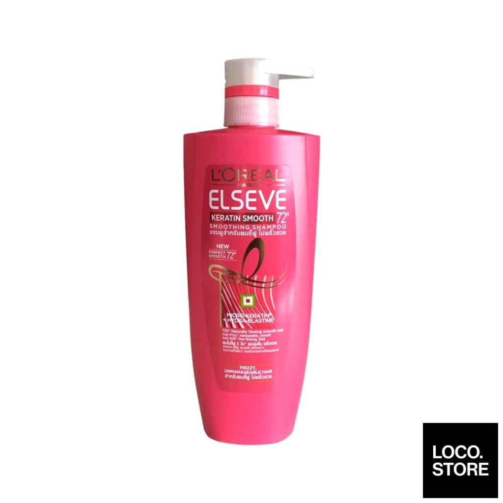 LOreal Elseve Keratin Smooth Shampoo 620ml | Shopee Malaysia
