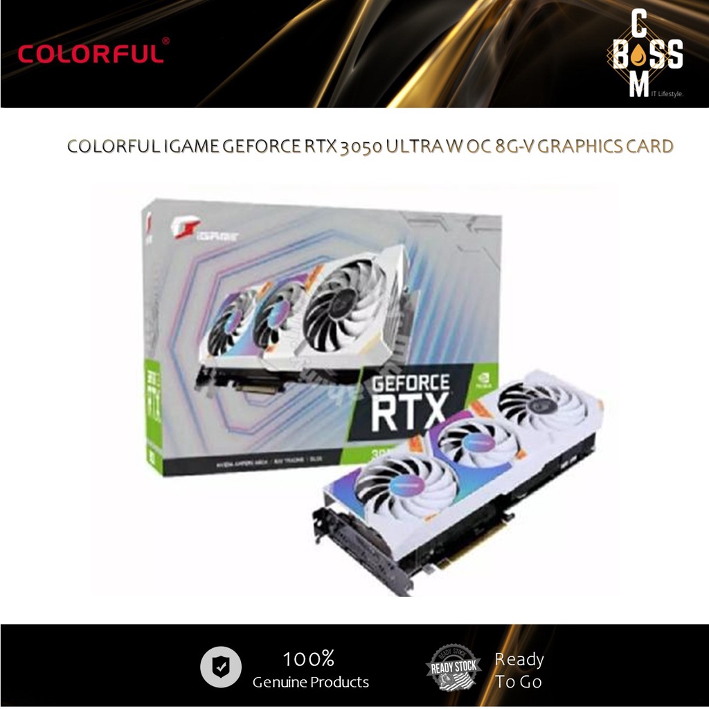 *ORIGINAL* COLORFUL IGAME GEFORCE RTX 3050 ULTRA W OC 8G-V GRAPHICS ...