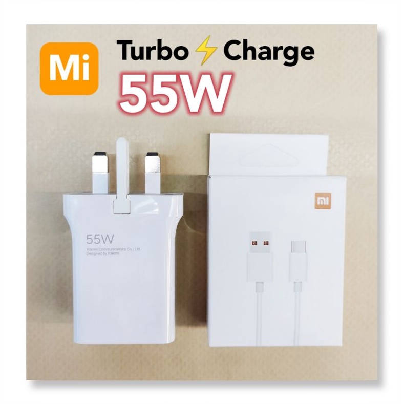Xiaomi 55W 67W GAN Charger Support Turbocharge Fast Charging With 6A ...