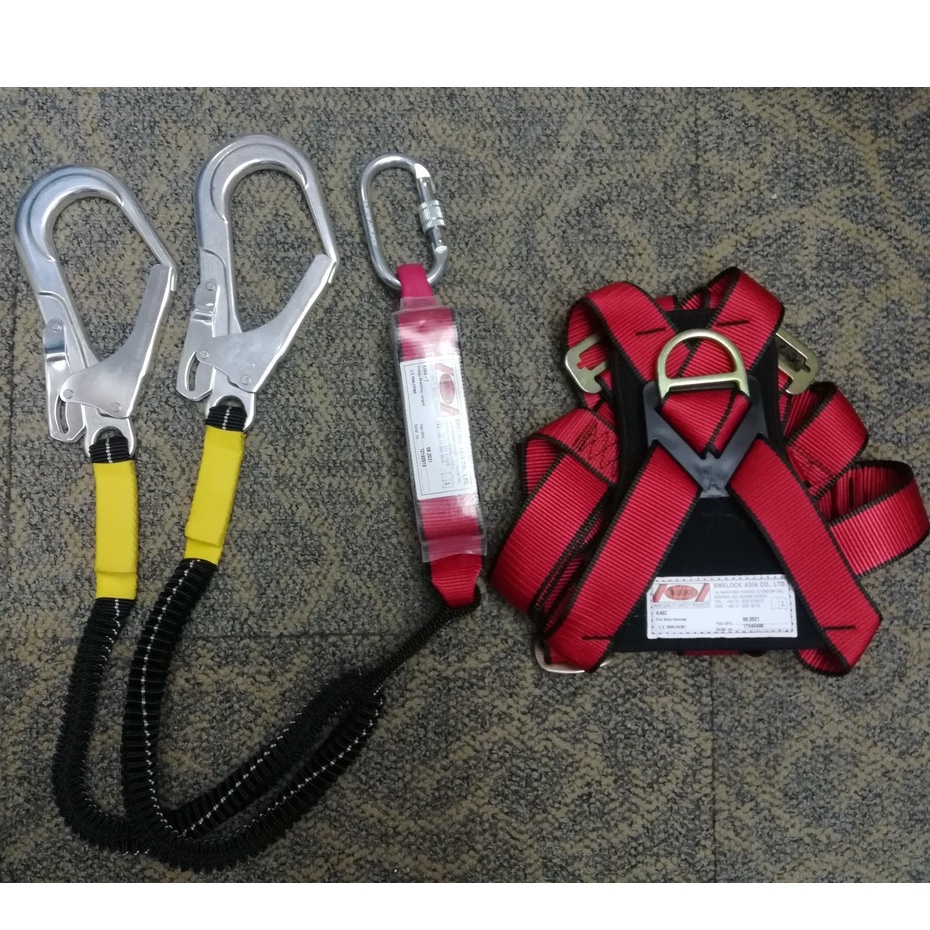 [ORIGINAL]SWELOCK K452 Body Harness with Shock Absorbing Elastic Double ...