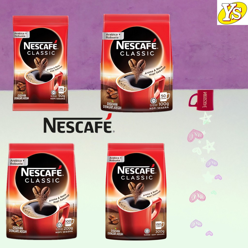 NESCAFE Classic Refill Pack 50g / 100g / 200g / 300g | Shopee Malaysia