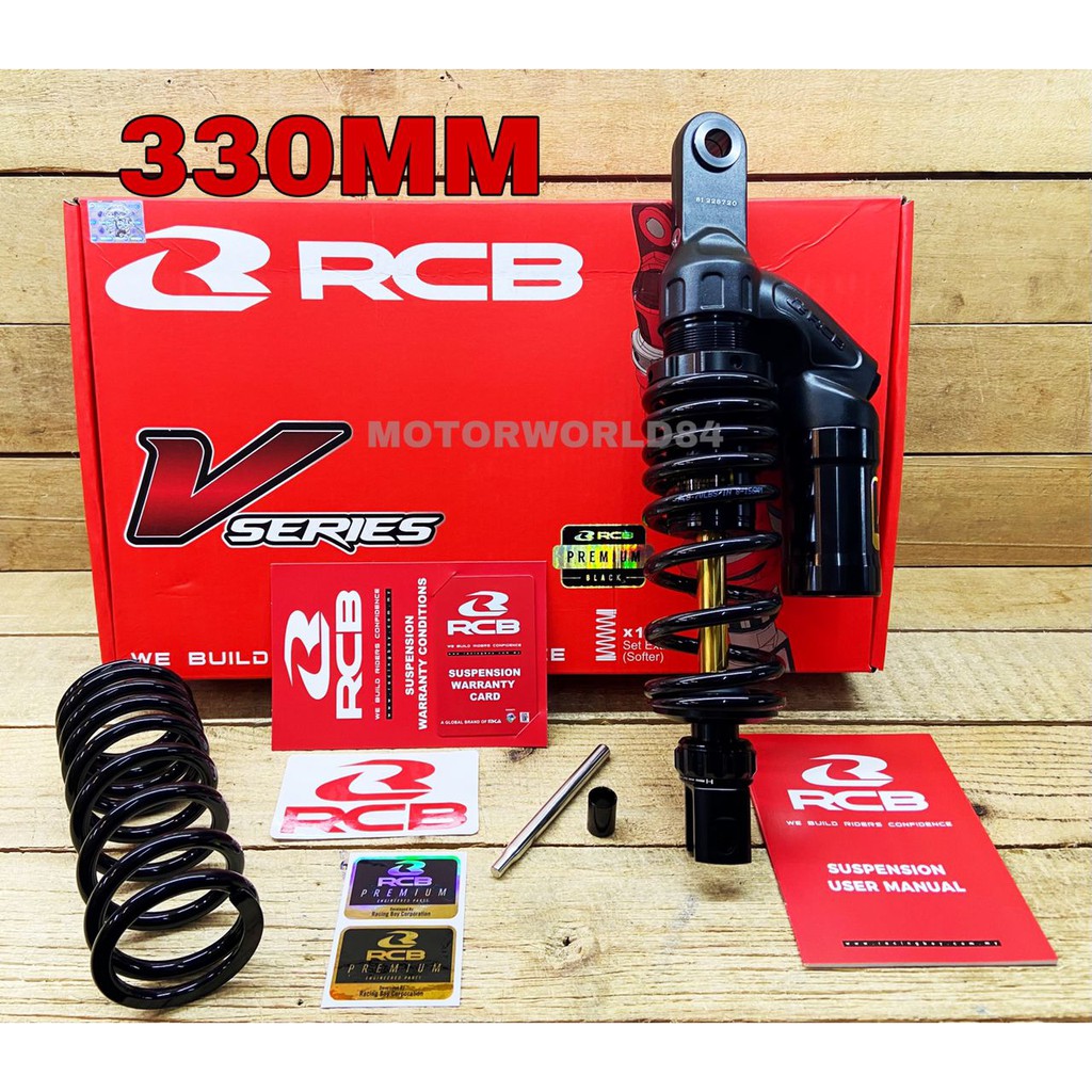 MONOSHOCK VS SERIES G-BLACK 330MM RCB RACING BOY ABSORBER HONDA VARIO ...