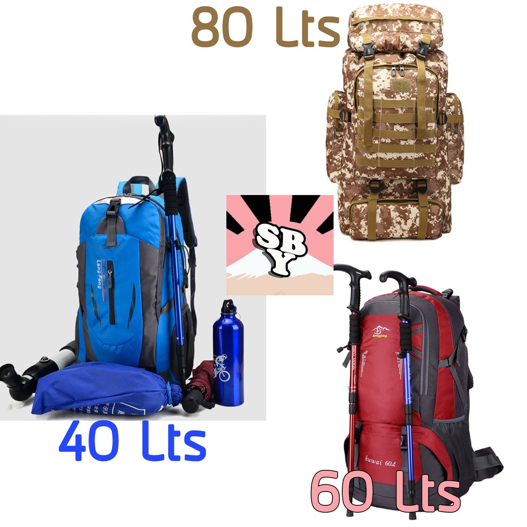 Total Travel Backpack 40 60 80 Liter Cheapest Best Value | Shopee Malaysia