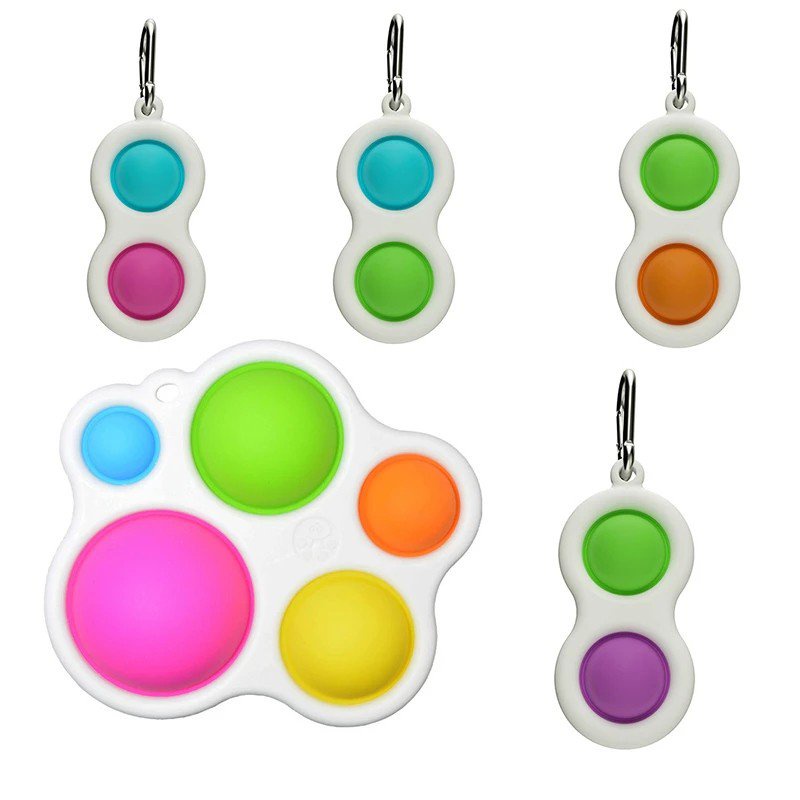 New Fidget Simple Dimple Toy Fat Brain Toys Stress Relief Hand Fidget ...