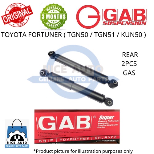 TOYOTA FORTUNER (TGN50 / TGN51 / KUN50 ) REAR (1SET =2PCS)SUPER GAS ...