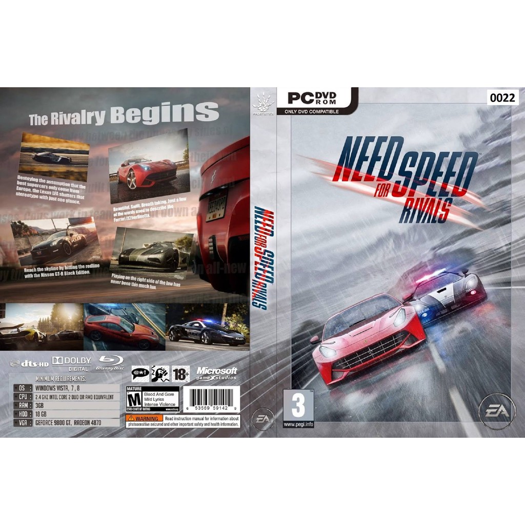 (PC) Need For Speed Rivals | Shopee Malaysia