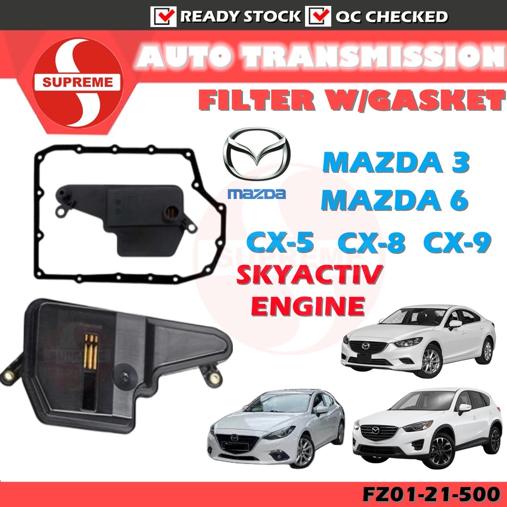 S2U Auto Transmission Filter ATF Mazda 3 6 CX3 CX5 CX8 CX9 FZ01-21-500 ...