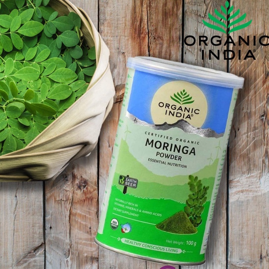 Organic India Moringa Powder Tin 100G (EXP: 11/2025) | Shopee Malaysia