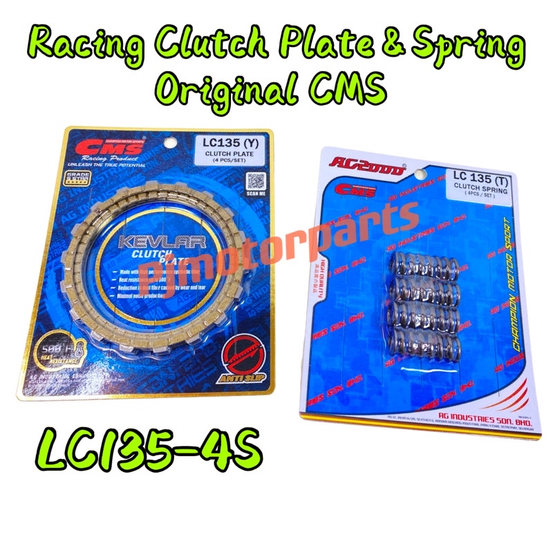 LC135 LC 135 4S Auto V1 V2 V3 V4 V5 V6 V7 V8 Fi(Original CMS) Racing Clutch Plate Klac Disc Pad ...