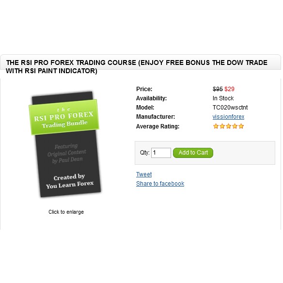 The RSI PRO Forex Trading Course (Enjoy Free BONUS The Dow Trade with RSI paint indicator ...