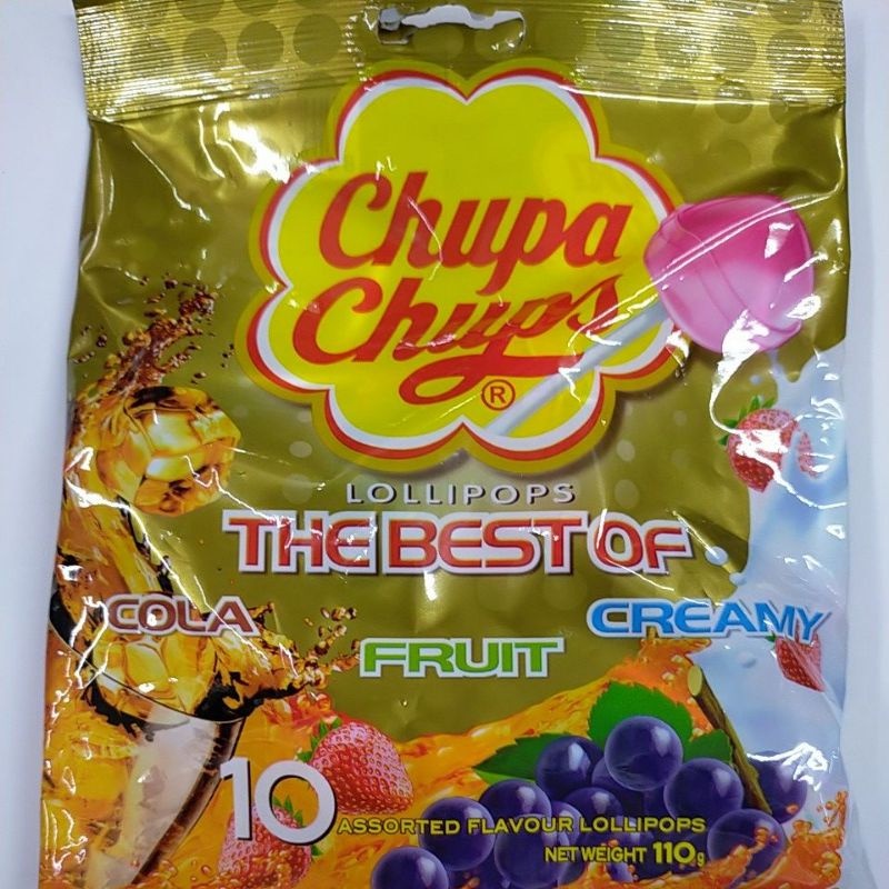 chupa chups lolipop assorted flavours 10pcs | Shopee Malaysia