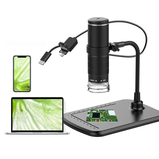 Drillpro 50X-1000X Wireless Digital Microscope Handheld USB HD ...