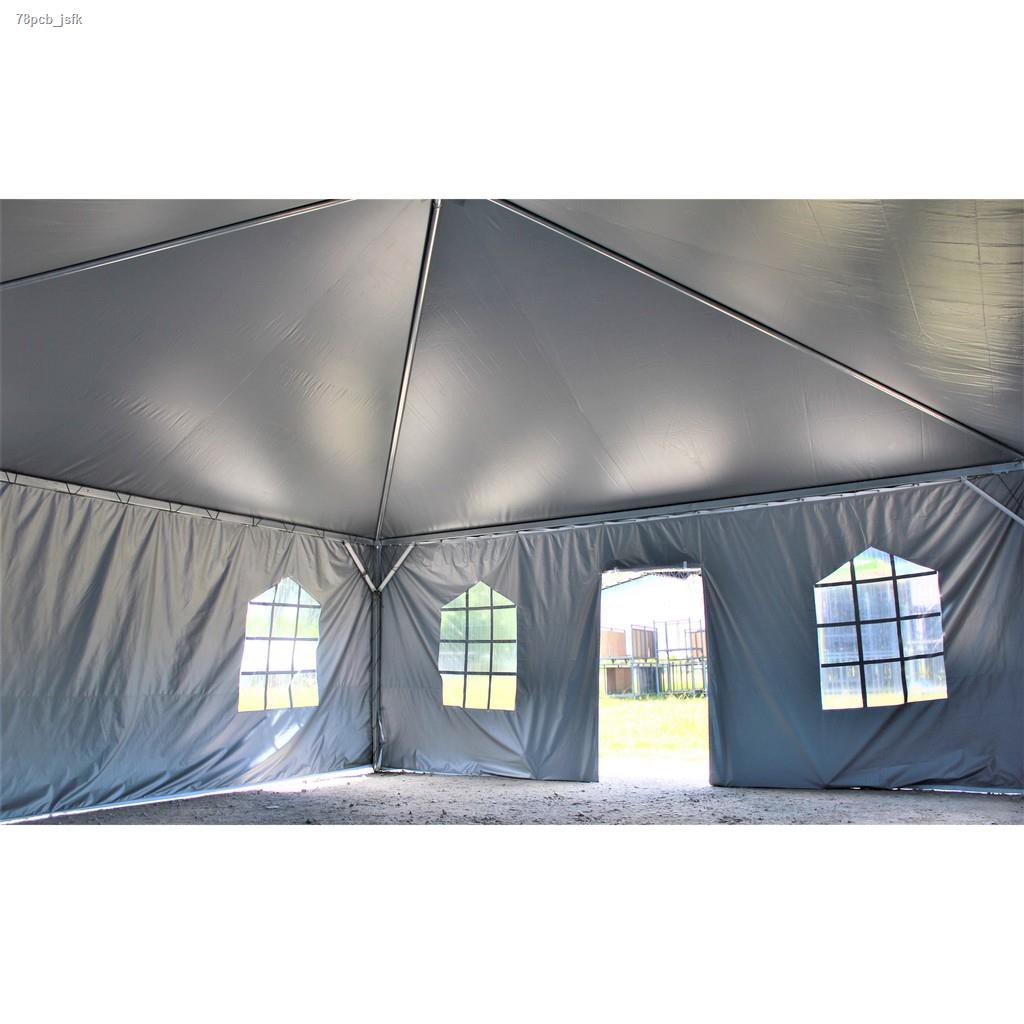 Full Set Khemah Piramid 20' x 20' Termasuk Shipping Kanopi Kanvas Korea ...