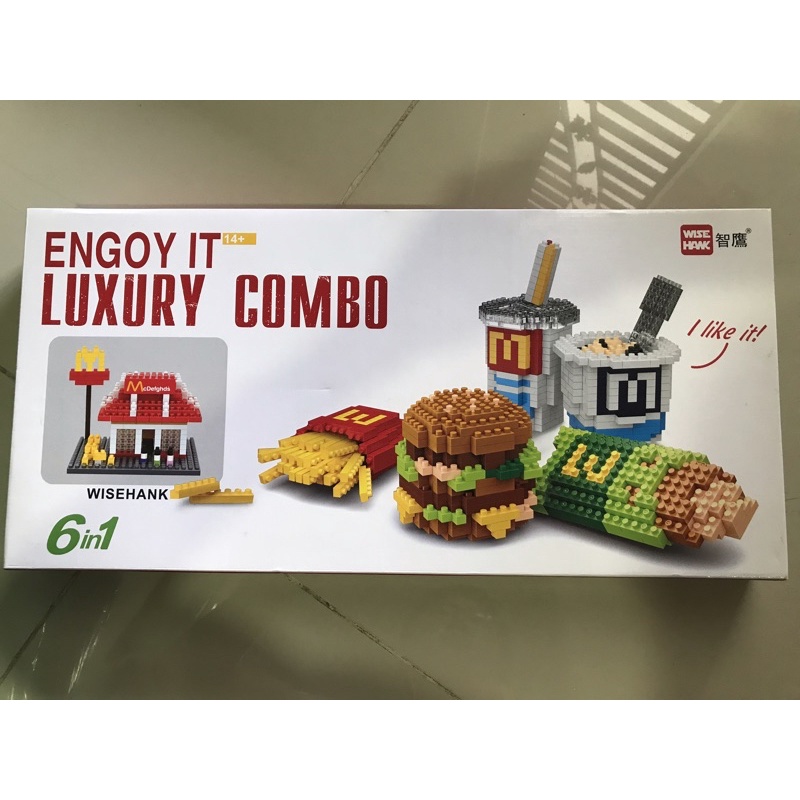 Bootleg Nano Block McDonald's 6 in 1 Set | Shopee Malaysia