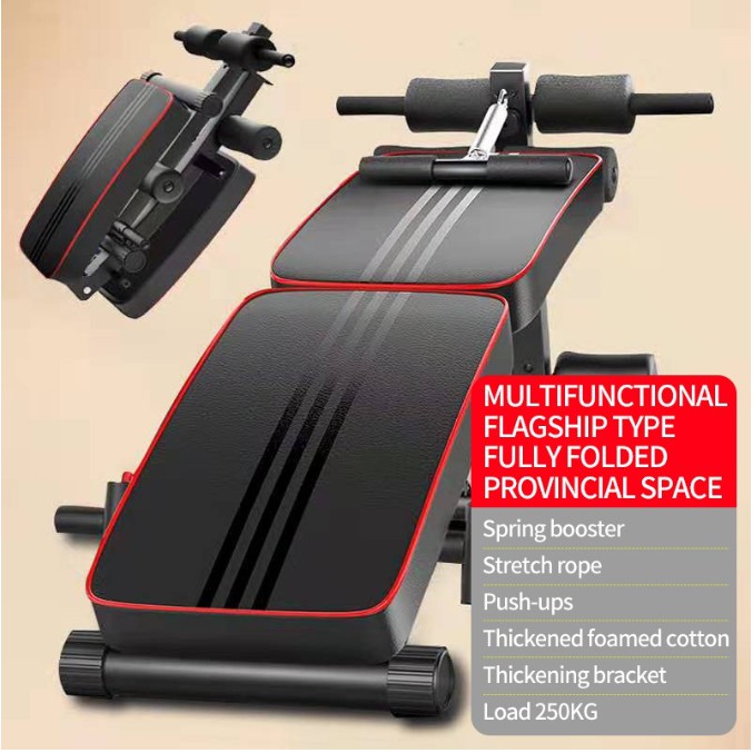 Folding supine board male multi-function abdominal muscle board female ...