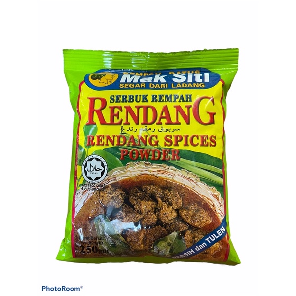 serbuk rempah rendang mak siti | Shopee Malaysia