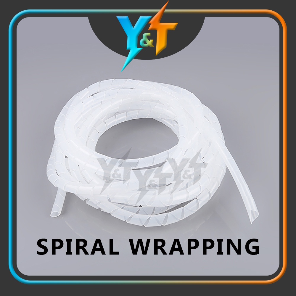 SPIRAL WRAPPING BAND 6MM /8MM /10MM /12MM /15MM/ 19MM/ 24MM ( WHITE ...