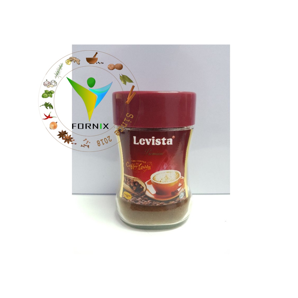 LEVISTA PREMIUM COFFEE GLASS JAR 50G | Shopee Malaysia