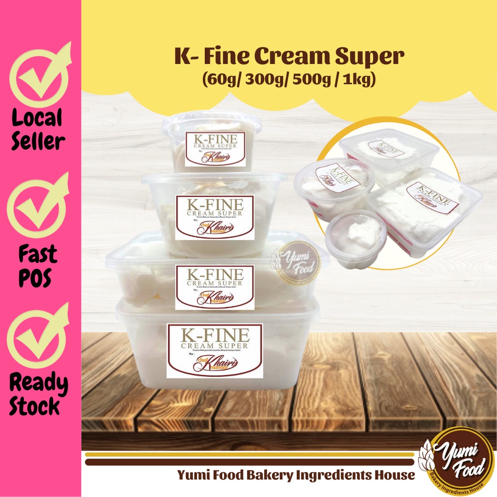 [READY STOCK] HALAL K-Fine Cream Super/ K Fine/ Pelembut Roti Krim ...