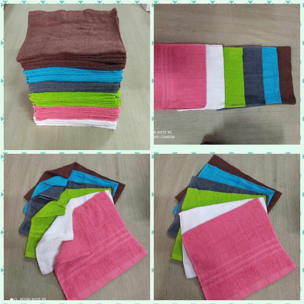 Tuala muka 12 x 20 inci/face towel/door gift dan lain2 | Shopee Malaysia