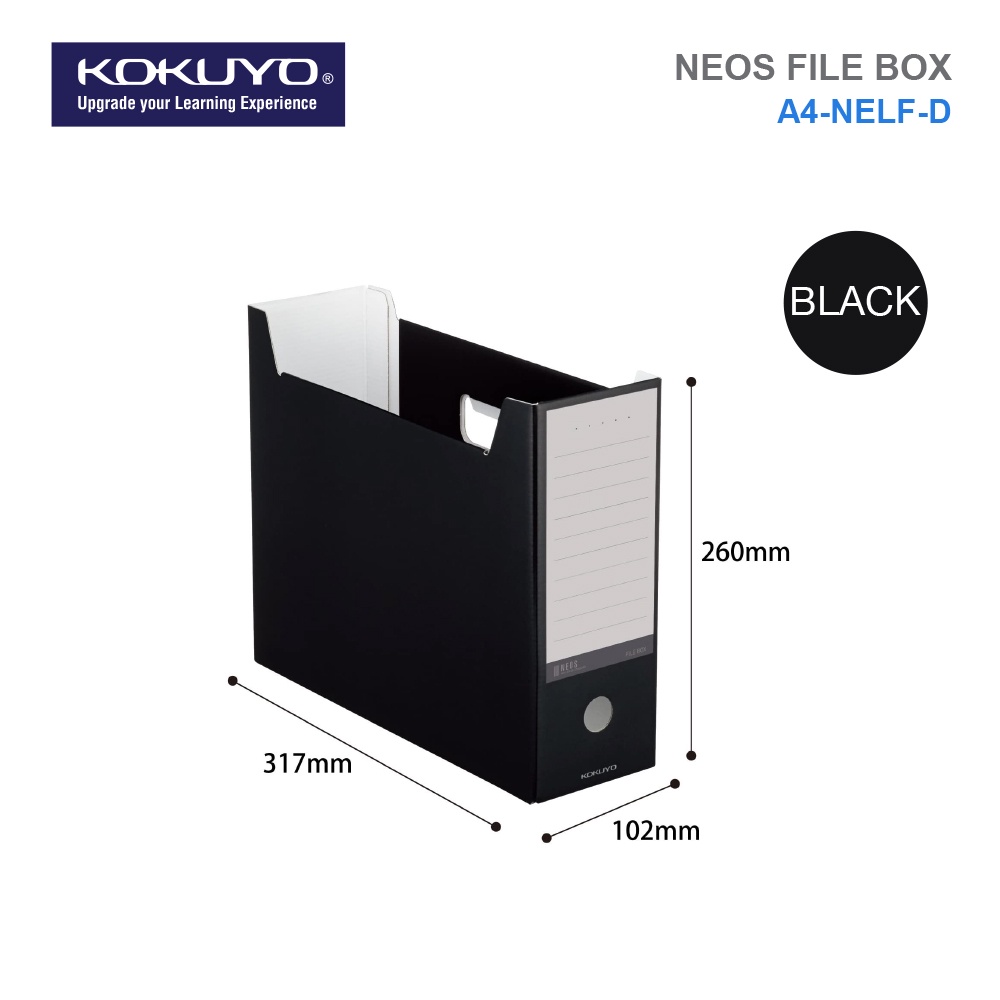 KOKUYO A4-NELF NEOS File Box ( 6 Colours Available) Kotak Fail KOKUYO ...