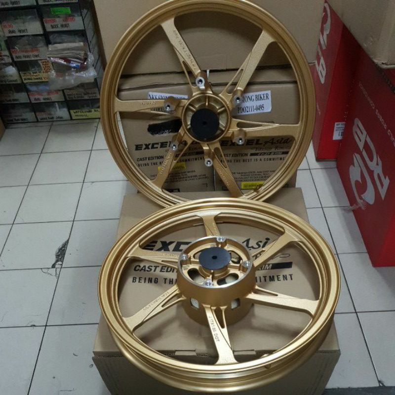 SPORT RIM 6L RS150 EXCEL ASIA TAKASAGO RIM RS150 (160/185×17) | Shopee ...