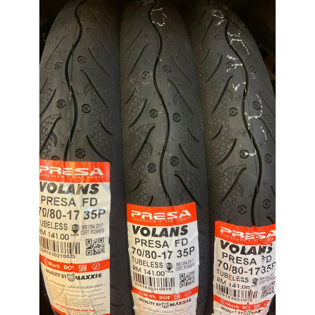 TYRE MAXXIS MA-5D VOLANS PRESA FD TUBELESS 60/80-17,70/80-17,80/80-17 ...