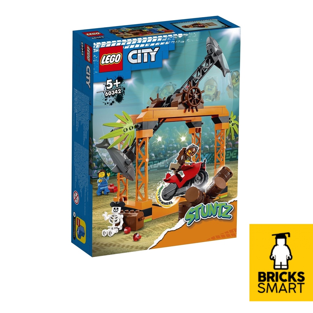 60342 LEGO City The Shark Attack Stunt Challenge (122 Pieces) | Shopee ...