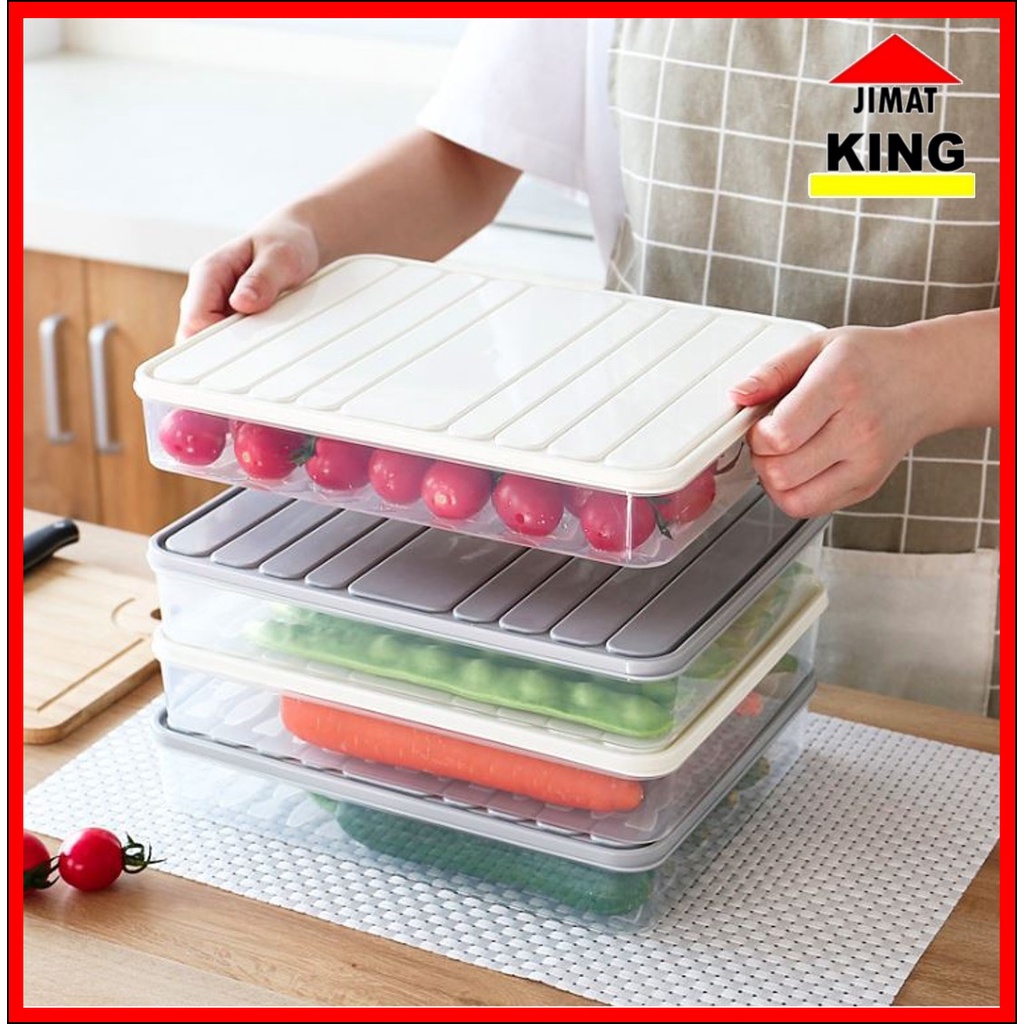 Kitchen Refrigerator Storage Box Food Tupperware Freezer Storage ...
