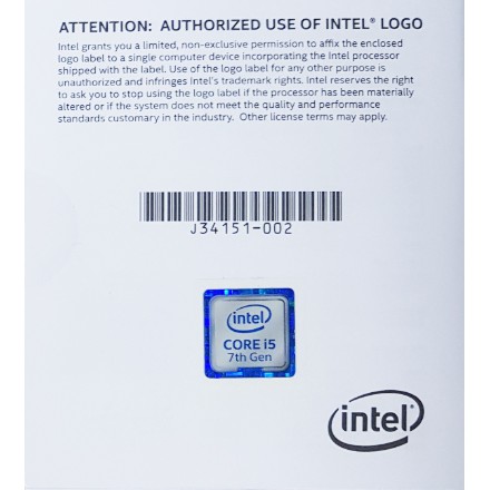 [S03 Building Information] intel CORE i5 7th Gen 7th Generation CPU ...