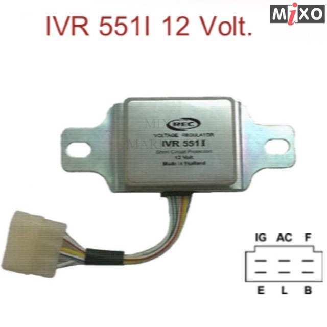 ORIGINAL REC IVR551 12V Voltage Regulator Electronic Type Short Circuit ...