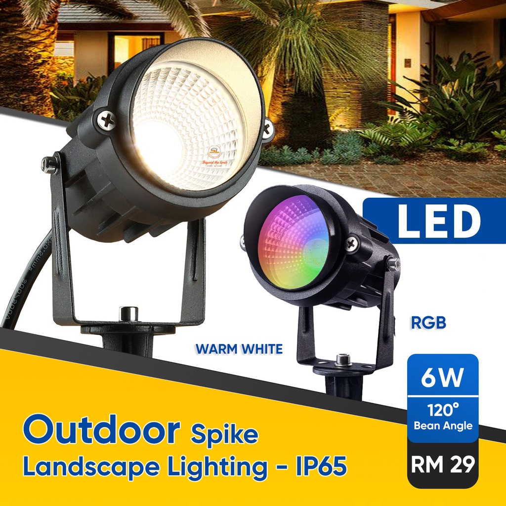 Outdoor light / lamp LED Outdoor Garden Wall / Spike Light / Lamp ...