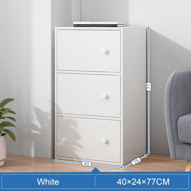 DO 5 Tier Storage Cabinet with Door Wardrobe Cubit Drawer Organizer ...