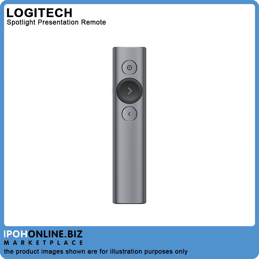 Logitech Spotlight Wireless Presentation Remote Slate - Bluetooth & USB ...