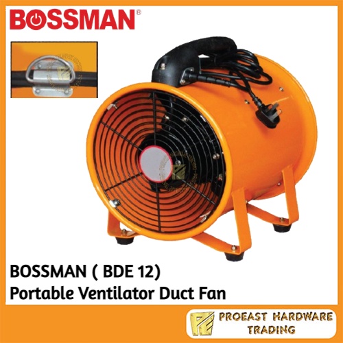 BOSSMAN [ BDE 12 / BDF 12 ] - Portable Ventilator Duct Fan | Shopee ...