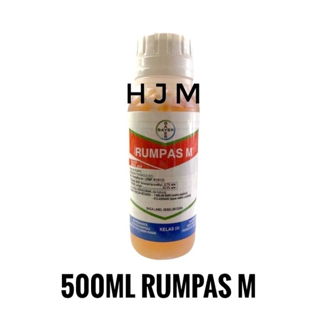Rumpas M (500ml) Racun Rumpai Padi Racun Colok Cina Racun Sambau Padi ...